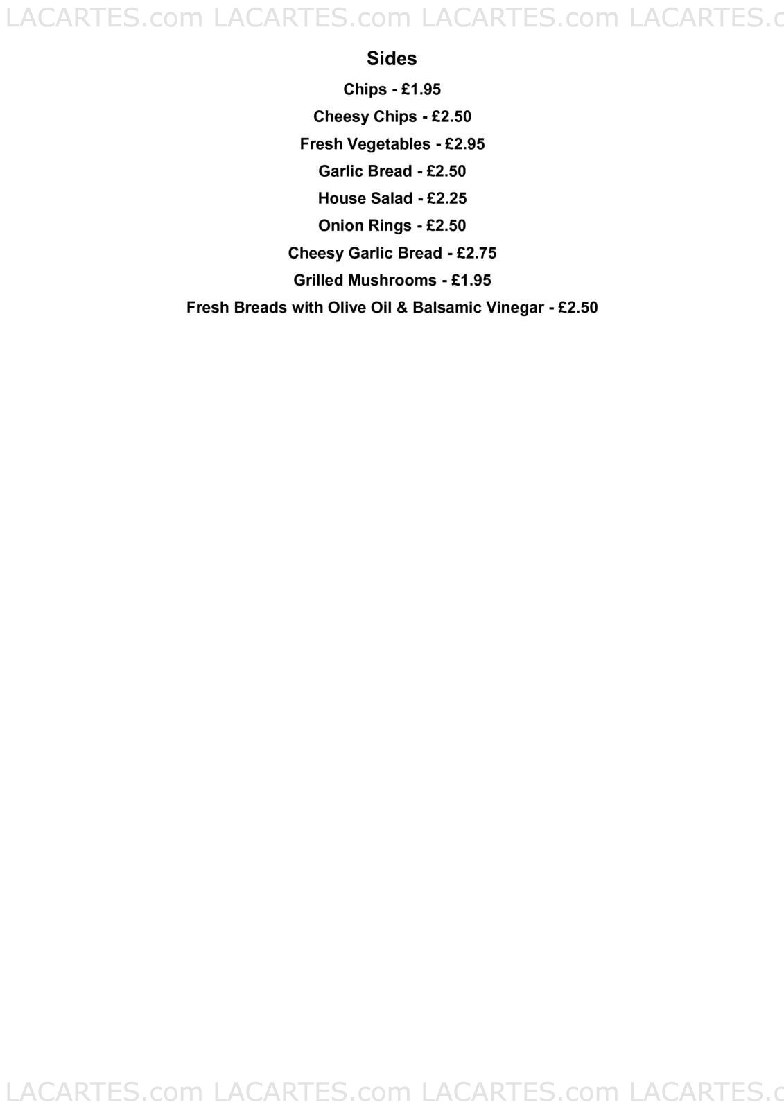 #4 of 4 Price Lists & Menus – Red lion - Corley moor Coventry ...