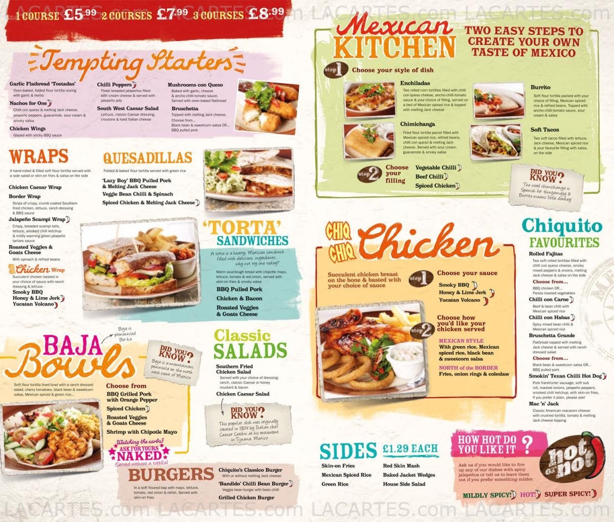 #2 of 18 Price Lists & Menus – Chiquito Mexican Restaurant & Bar ...