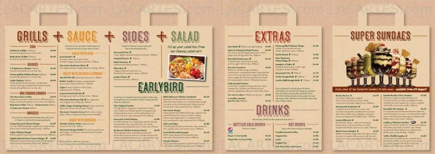 #10 of 10 Price Lists & Menus – Harvester Crawley Traditional English ...